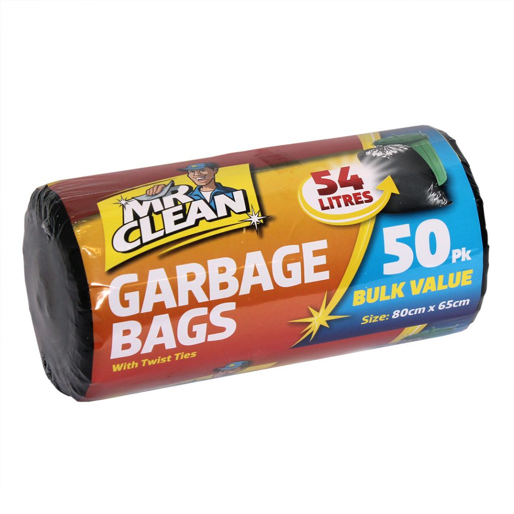 Bin Liners and Tough Bags - Mr Clean